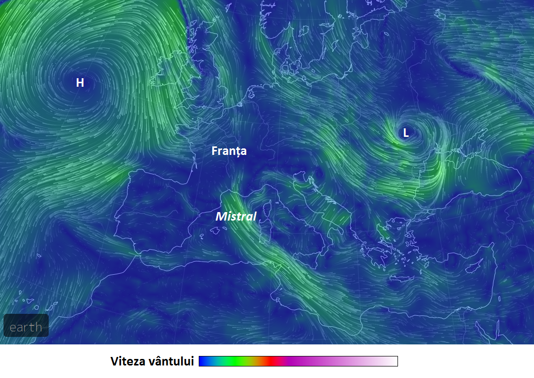 GEOGRAFILIA: Mistralul, vântul din SE Franței