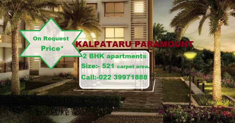 Kalpataru Paramount – Offers respectable price 2, 3 BHK Apartments