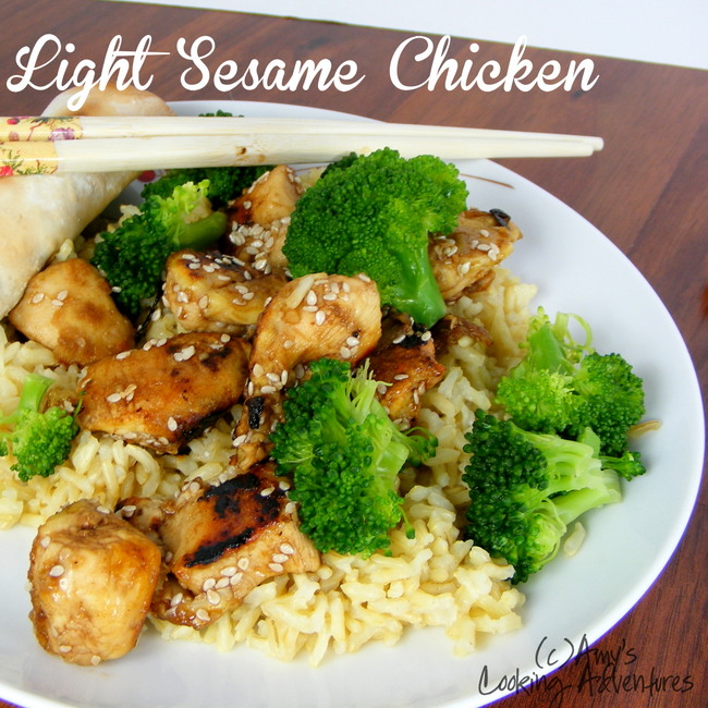 Light Sesame Chicken
