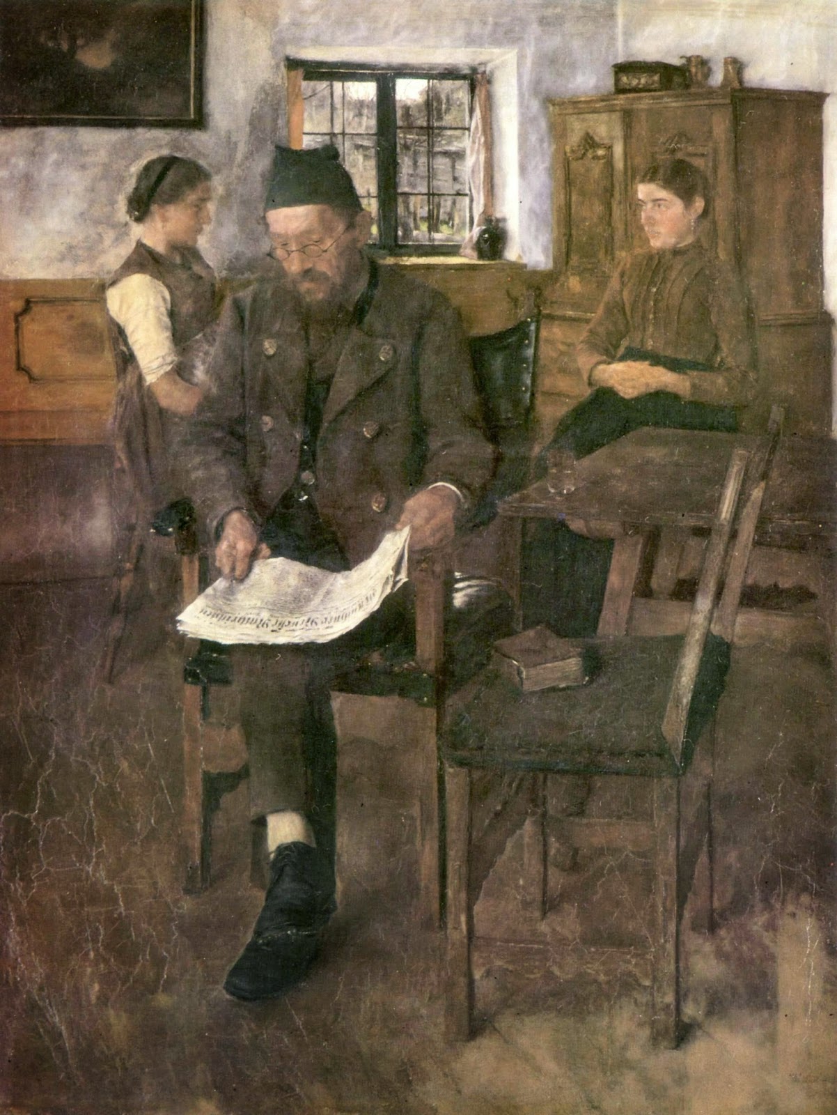 Reading and Art: Wilhelm Leibl