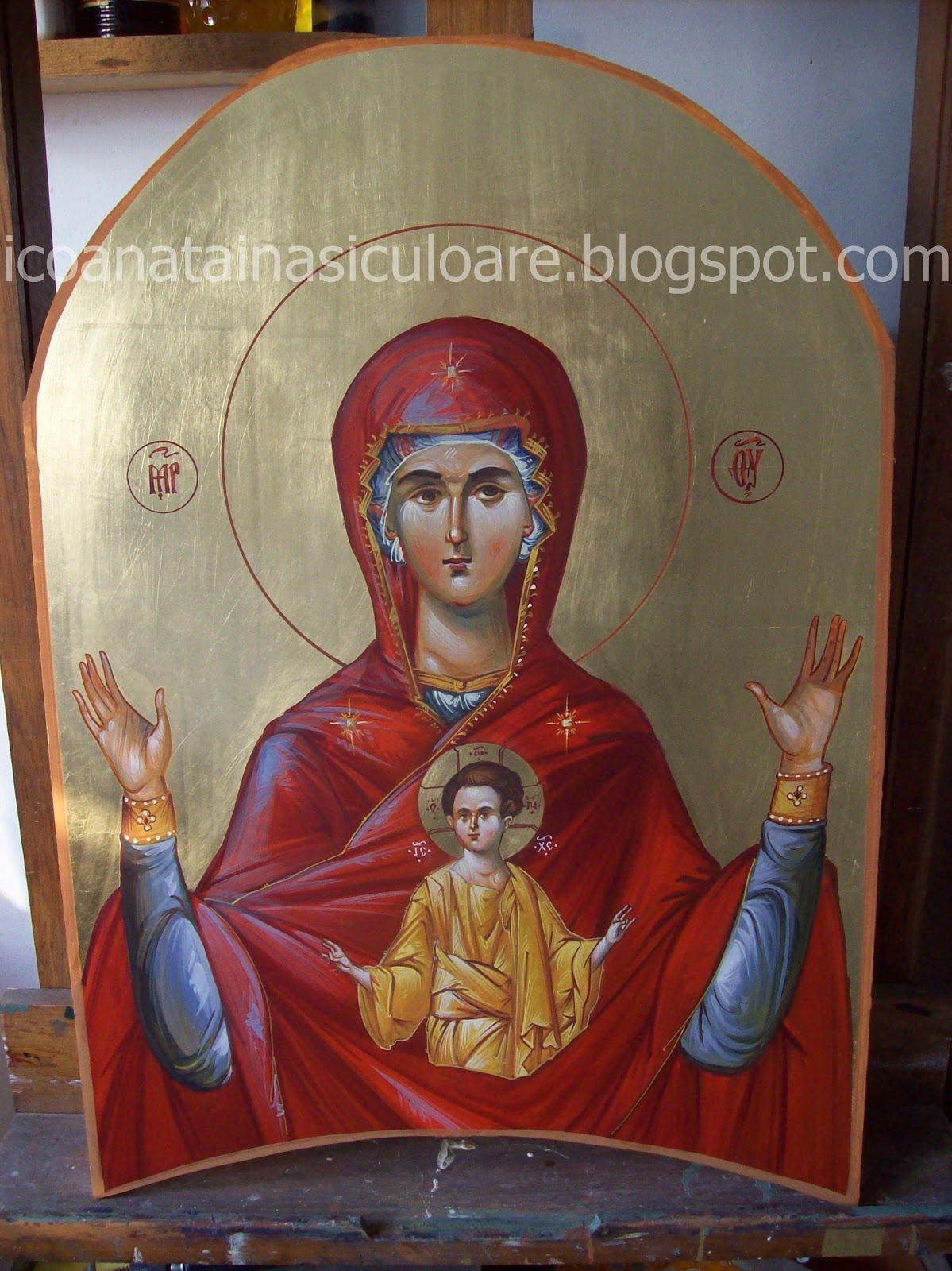 ICOANA taina si culoare: Maica Domnului - Oranta