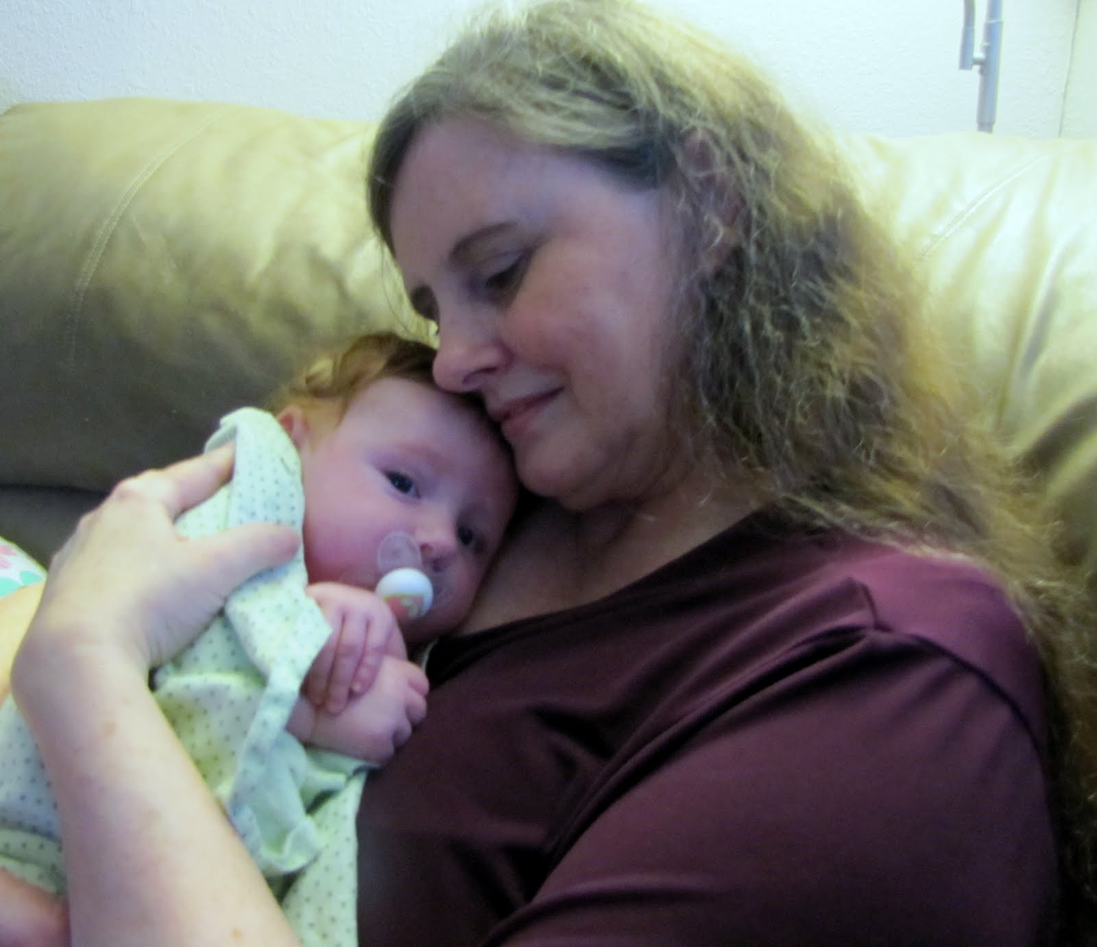 Barbara's Beat: My niece Emily is now two months old, and she is very ...
