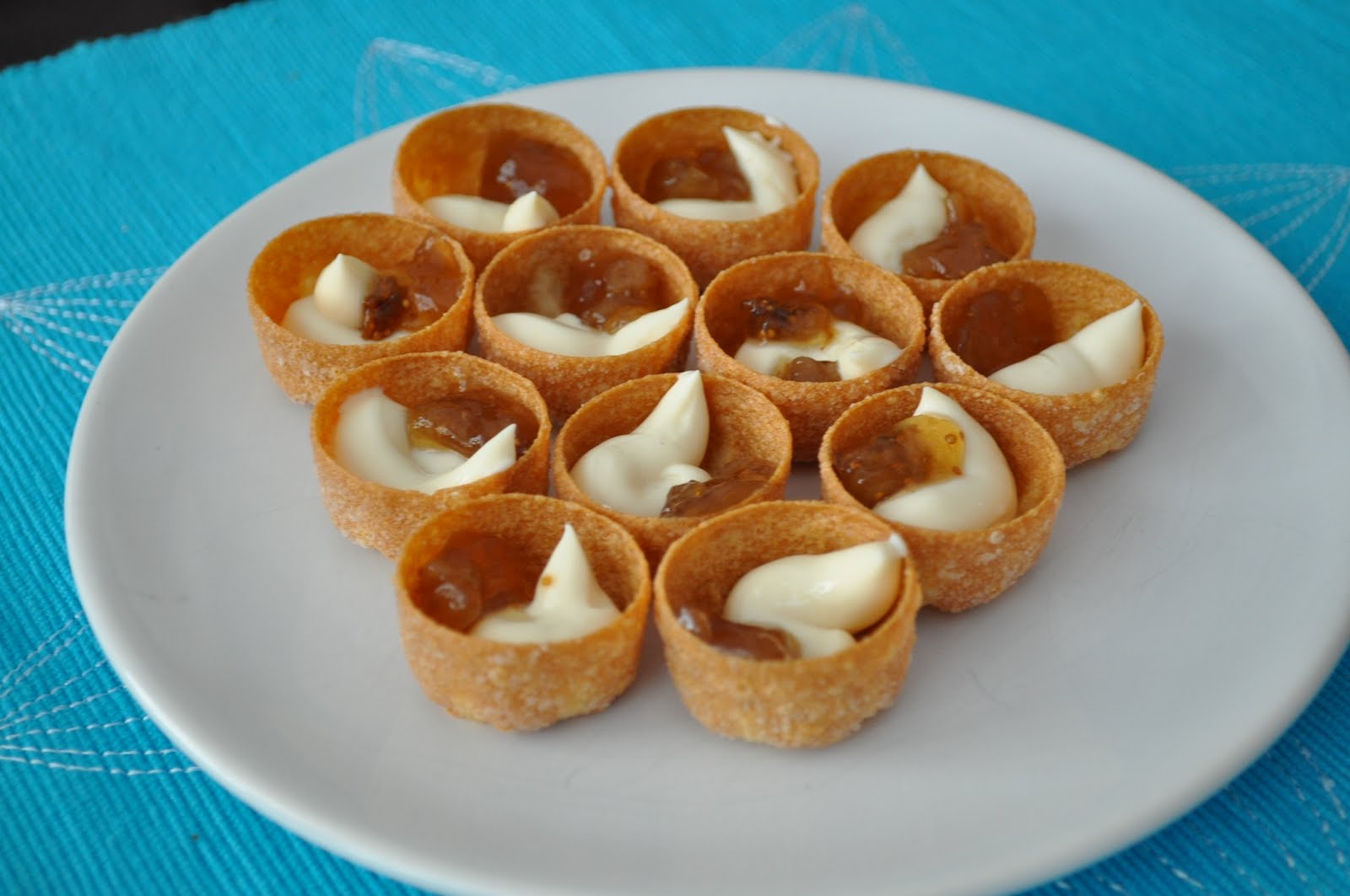 MIN MAT OCH VIKT: Croustades med chévre och fikon