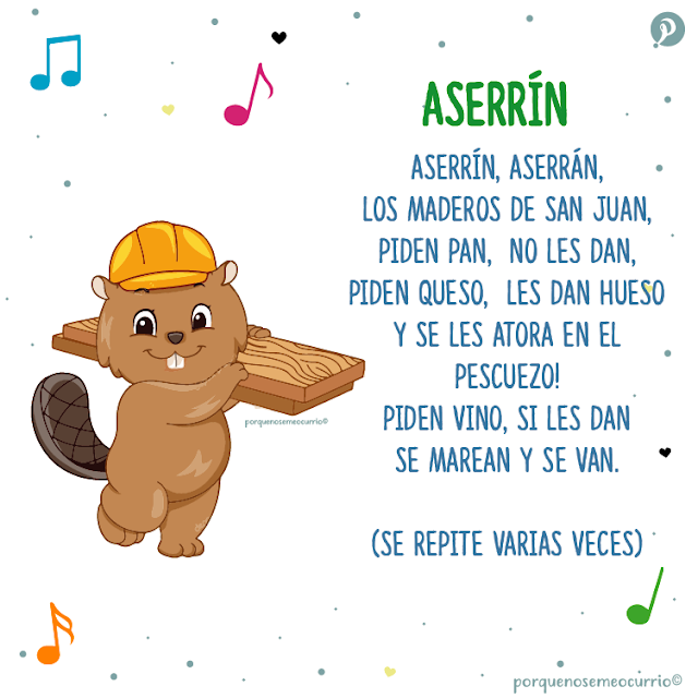 Las canciones infantiles más populares.