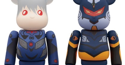 Nakama Toys: Anime Bearbricks Evangelion and Naruto
