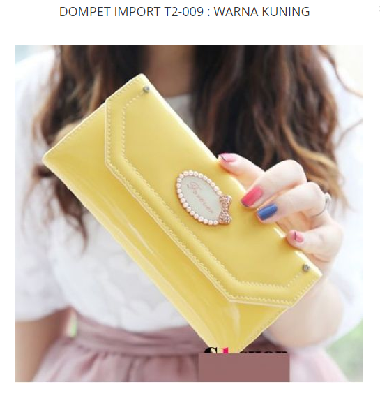 JUAL DOMPET WANITA IMPORT SERI T2-009 TERSEDIA 3 WARNA PILIHAN - Klik 57