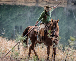 Cowboy Dressage: La Garrocha: The magic schtick!