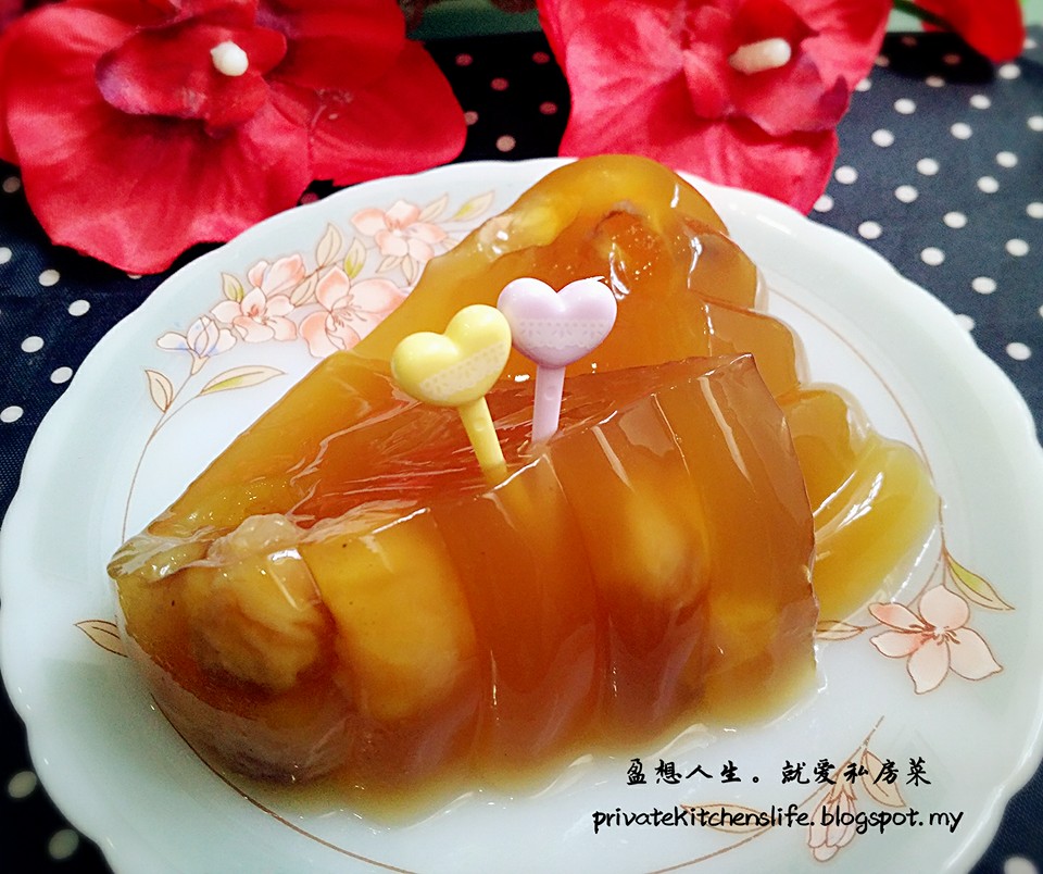 盈想人生。就爱私房菜: ♡椰糖龙眼冻 Gula Melaka Longan Jelly♡