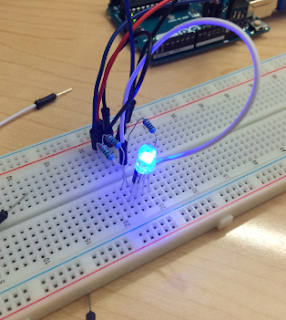 Mysta and Isabelle's Arduino Project : Wiring the RGB Bulb