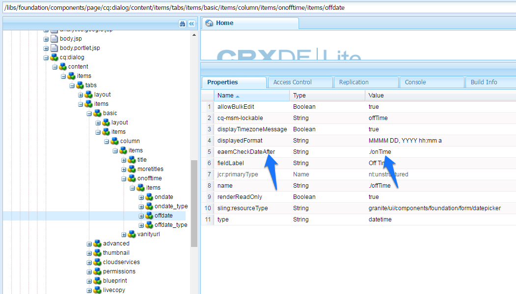 Experiencing Adobe Experience Manager Aem Cq Aem 61 Touchui Date Picker Validator