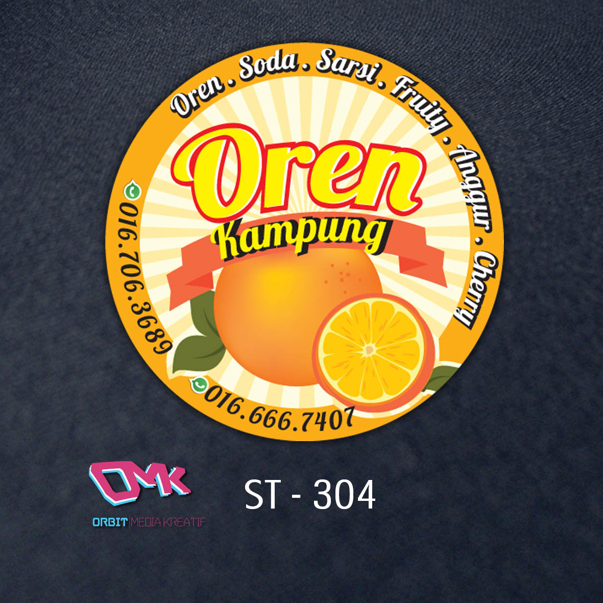 Sticker Cantik: STICKER PRODUK MAKANAN