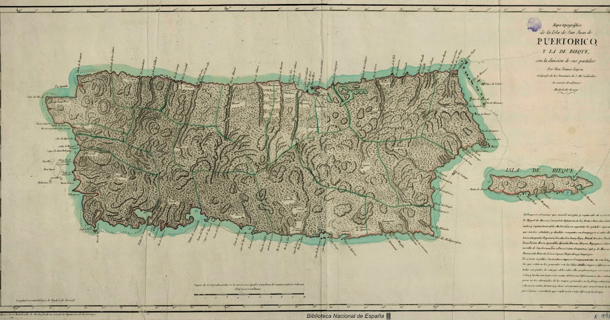 Mapas Antiguos - Puerto Rico 1791 | Redescubriendo a Puerto Rico