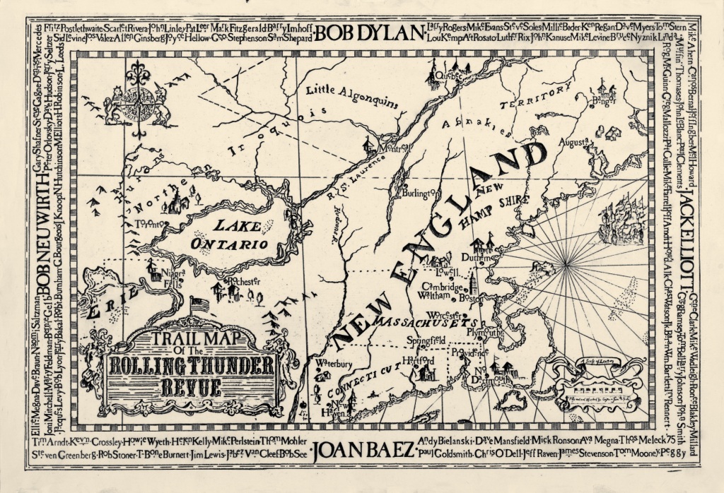 OUTTAKES: MAP 10: THE ROLLING THUNDER REVUE TRAIL