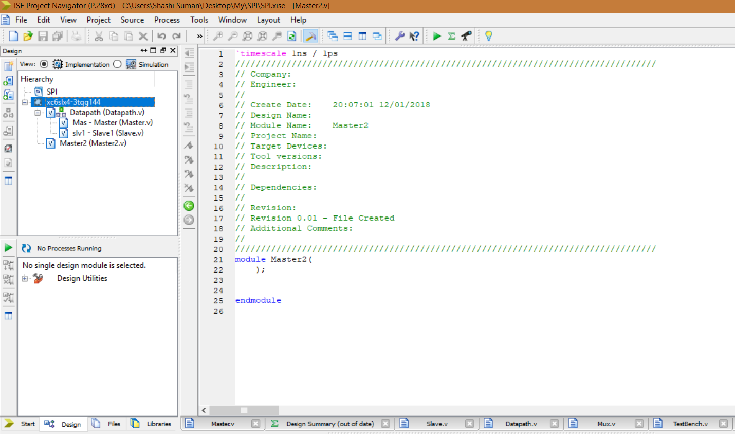 Hello Codings: Verilog simulation in Xilinx