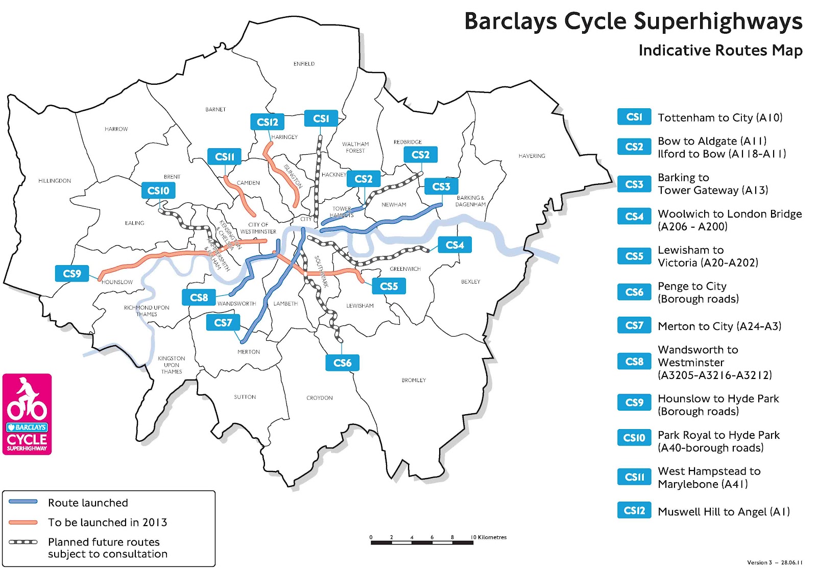 Two Wheels Good: Delivery of 4 new TfL Cycle SuperHighways accelerated ...