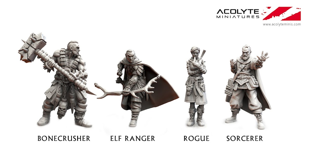 Acolyte Fantasy Range - Acolyte Minis