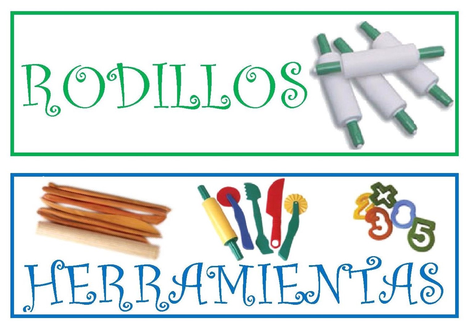 RECURSOS y ACTIVIDADES para Educación Infantil: Carteles de MATERIALES ...