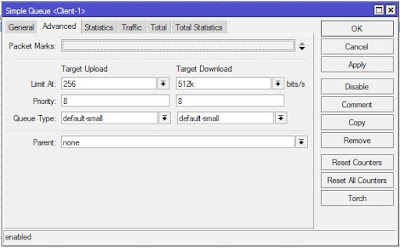 Script Otomatis Untuk membuat simple Queue | Obat Lupa