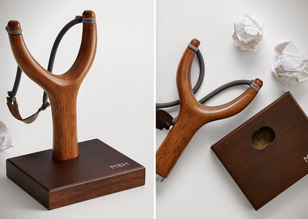 A DESKTOP WOOD SLINGSHOT ~ ... And This is Reality