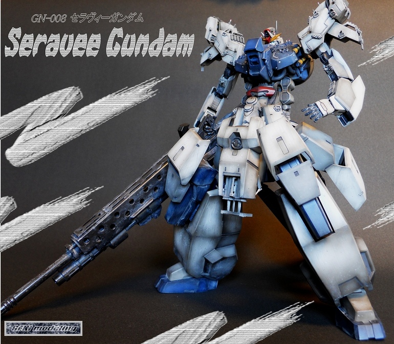 1/100 Seravee Gundam customized build