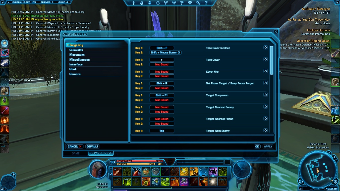 Snipers of the Old Republic: Keybinding for Snipers