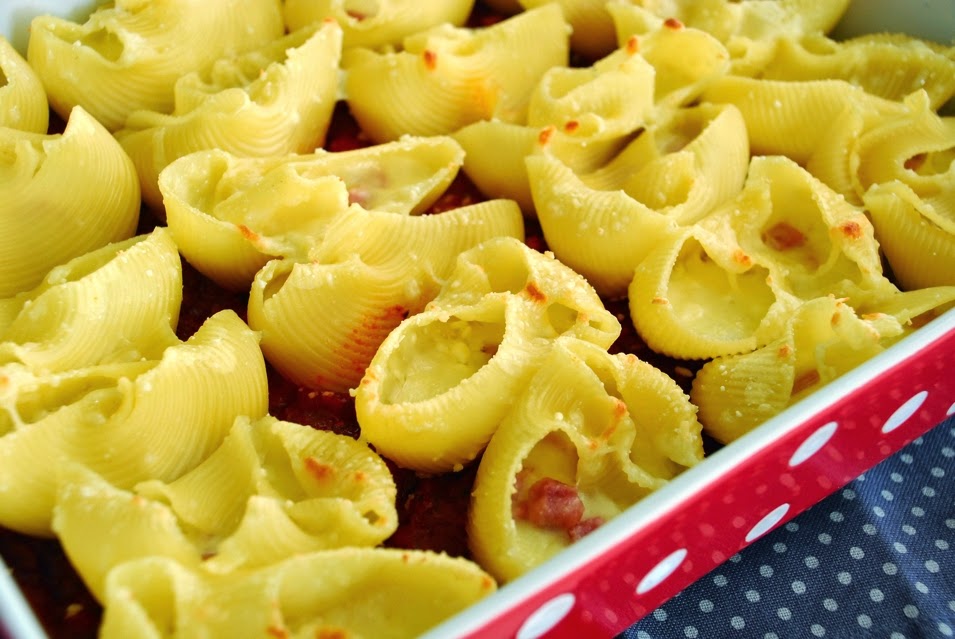 The Pink Cake Factory: Galets farcits als 4 formatges...