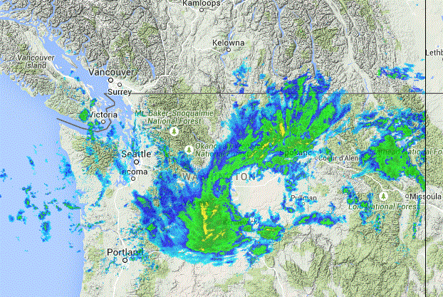 Cliff Mass Weather Blog: Eastern Washington Gets Some Drought Relief