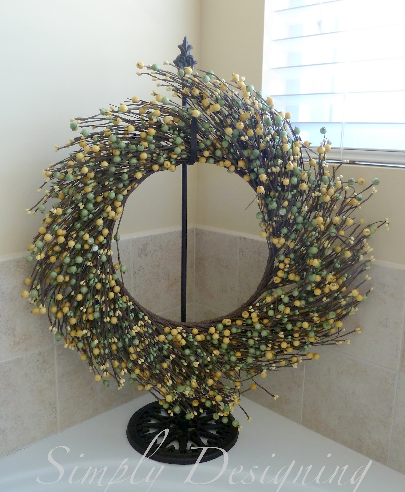 Cutest Spring Berry Wreath | Simply Designing with Ashley