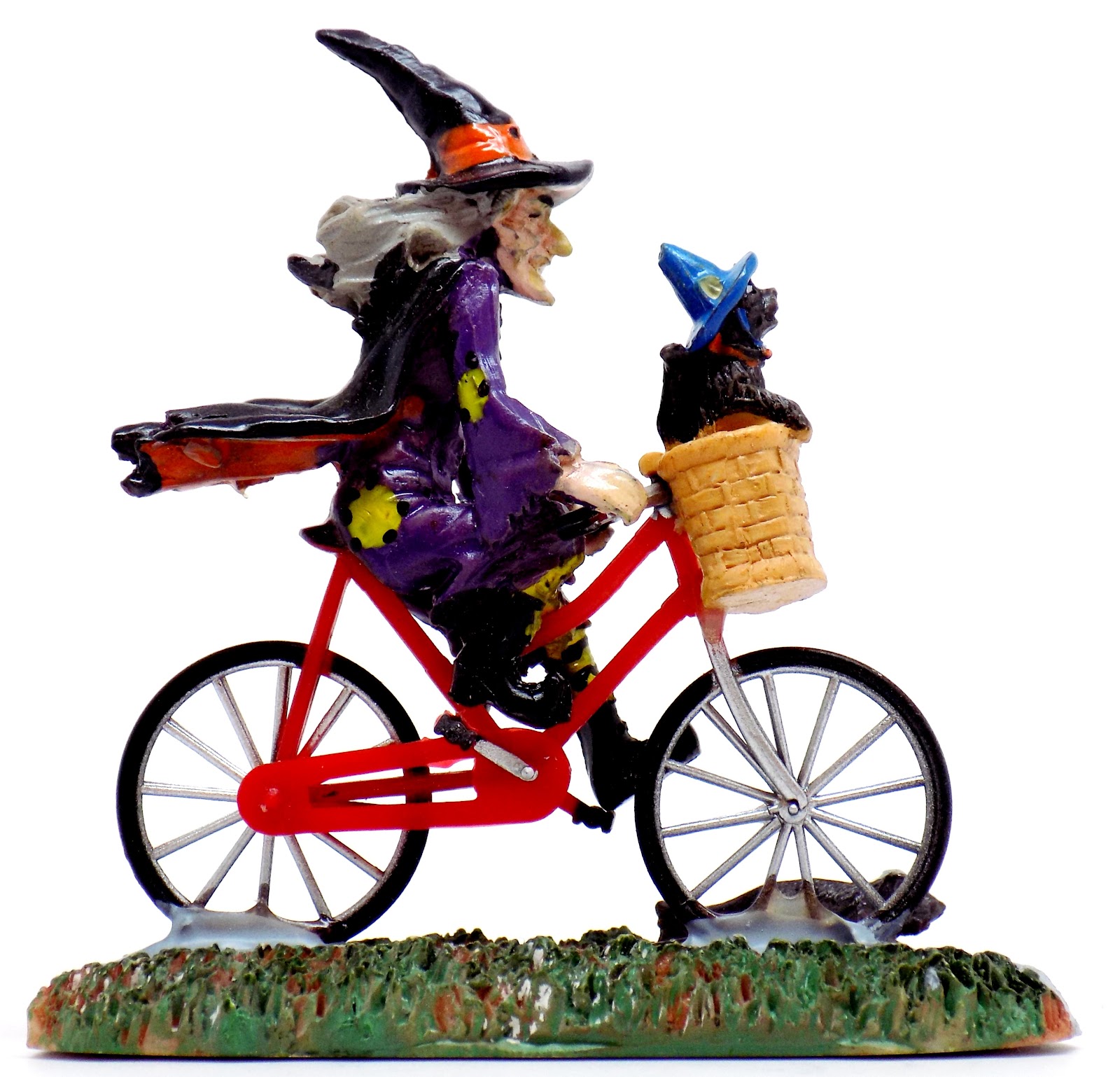 Toys and Stuff: Lemax Set#32109 2013 Witch Riding Bike