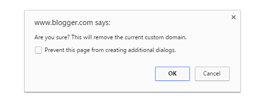How to Remove a Custom Domain From Blogger| My Blogger Lab
