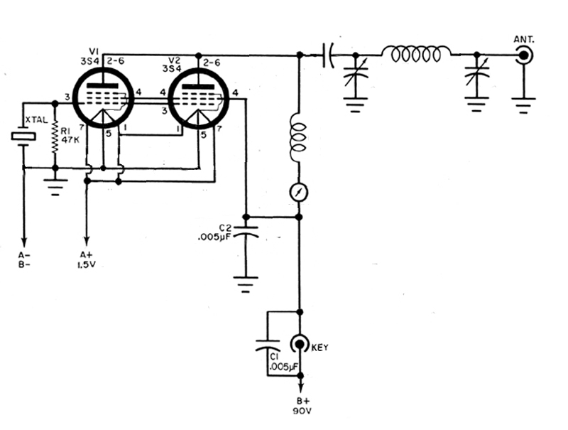 CQ CQ CQ de W0VLZ: 3S4 x 2 Transmitter (The Plan)