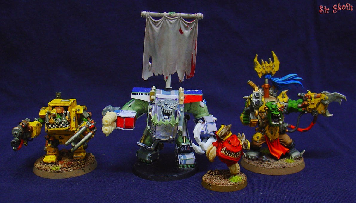 Sir Skofis's Workshop: Mega Armored Ork Warboss (scratch building)