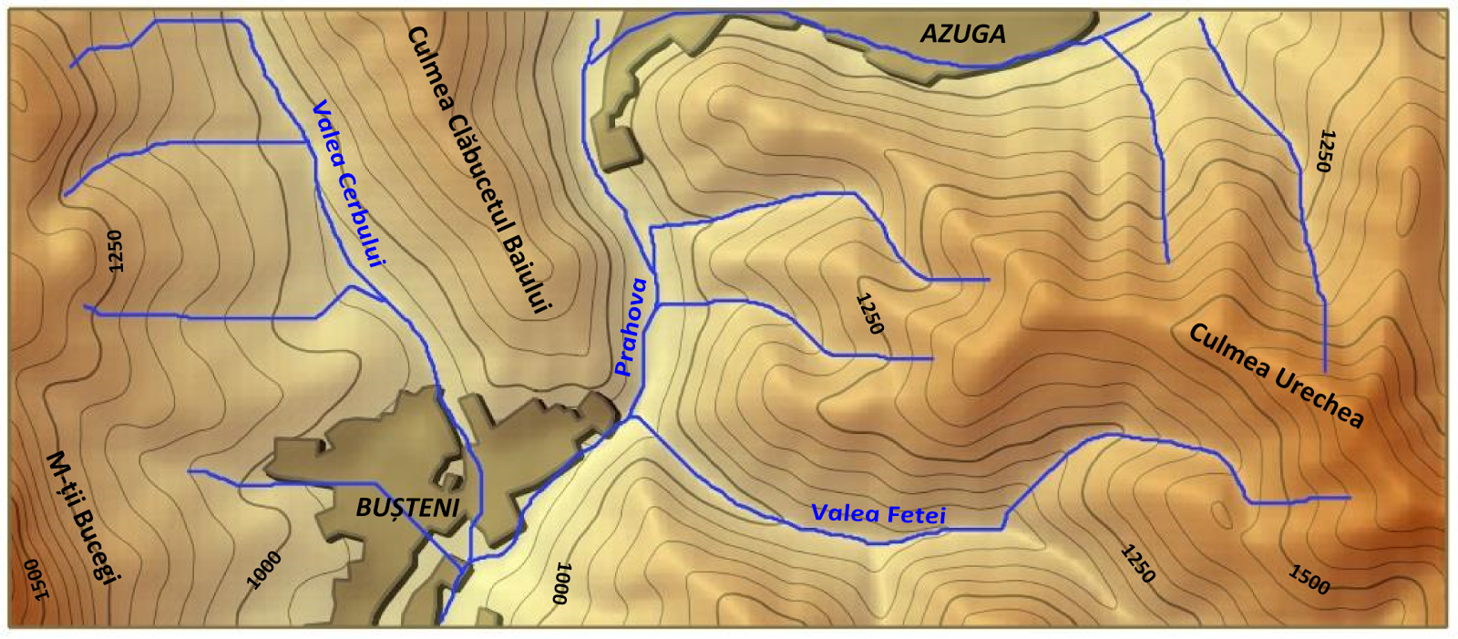 GEOGRAFILIA: Metode de reprezentare a reliefului