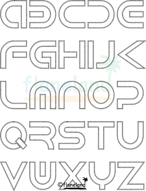 POLA HURUF ALPHABET - Flaneland