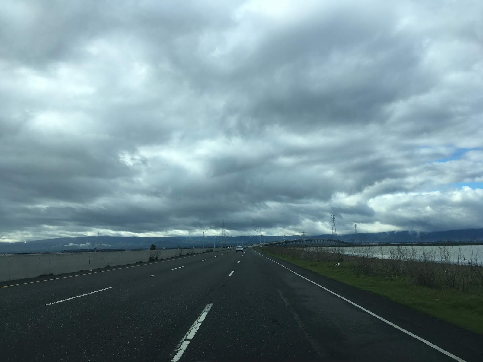 California State Route 84 west from Interstate 880 over the Dumbarton ...
