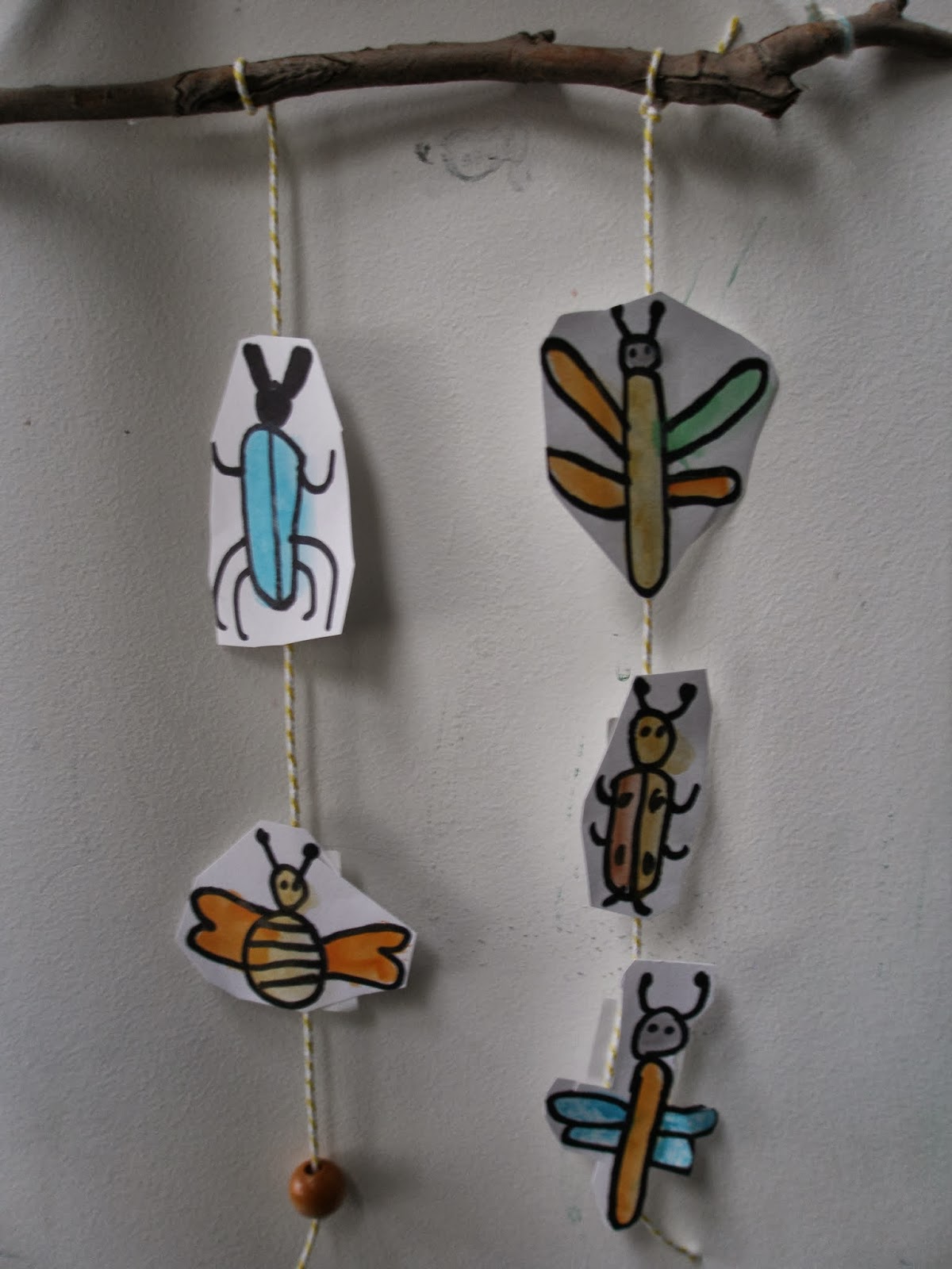 Elwood Primary Art: Prep Insect Mobiles