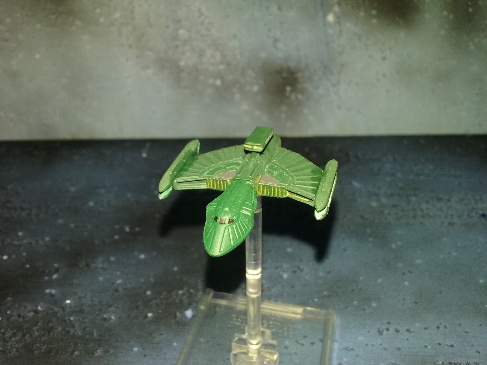 Star Trek Attack wing RIS Pi Romulan scout ship unboxing and review