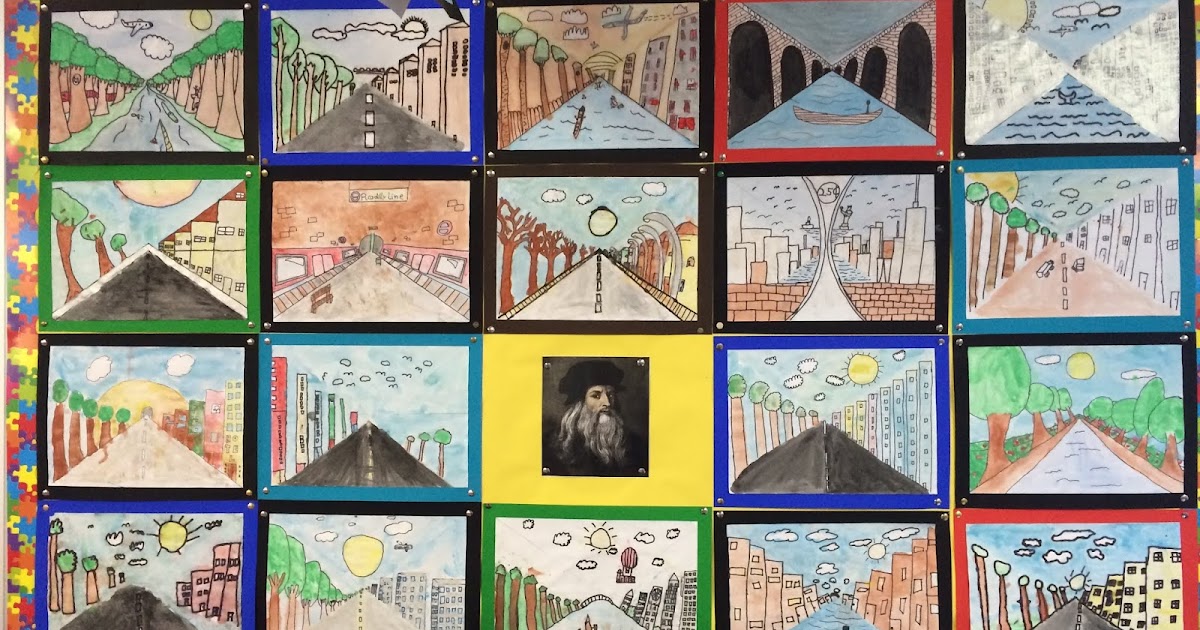 Ms.Fannin's 5th class: Perspective art lesson