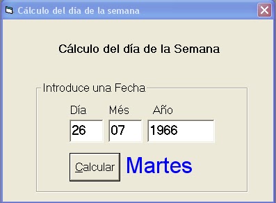 Nino : Programa Dia de la Semana
