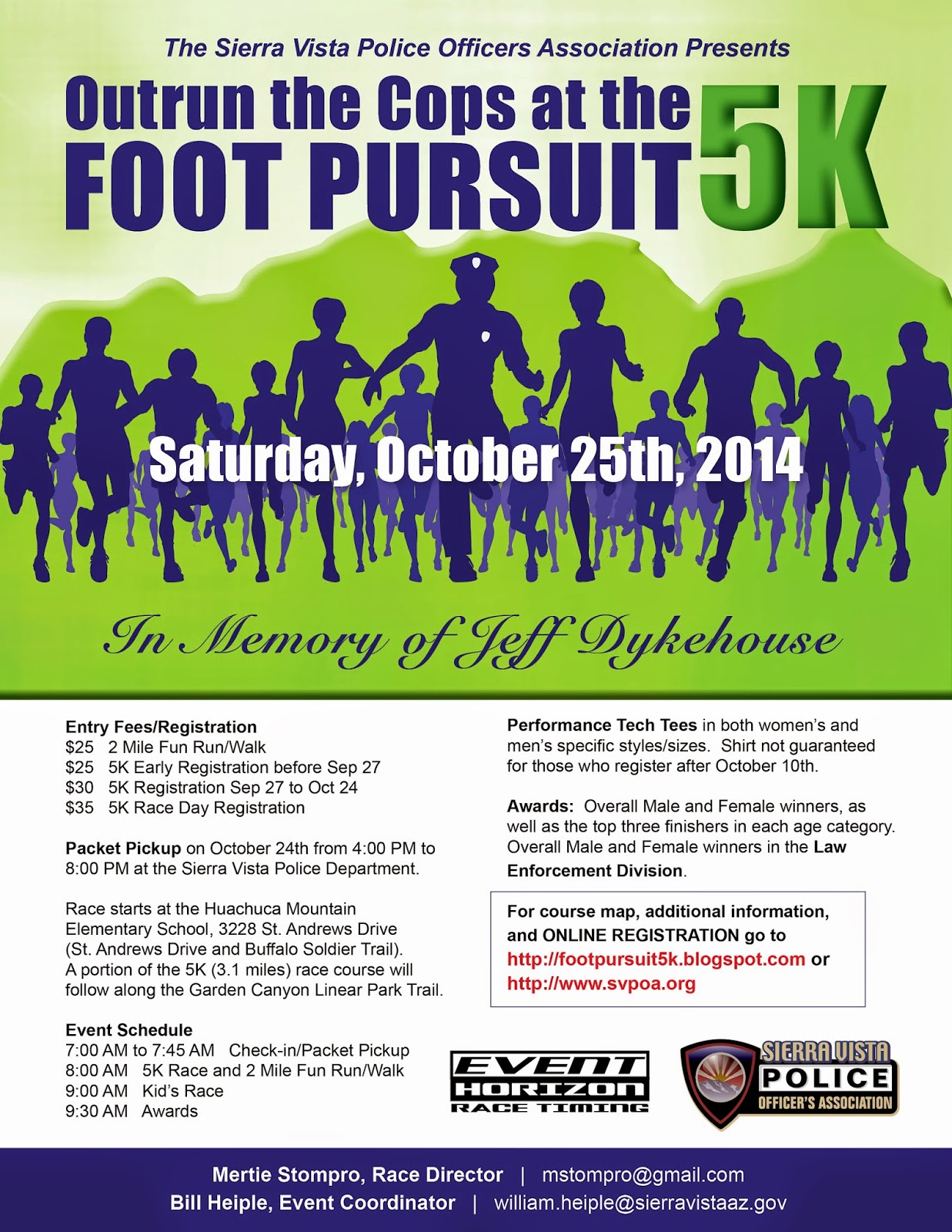 Foot Pursuit 5K: 2014