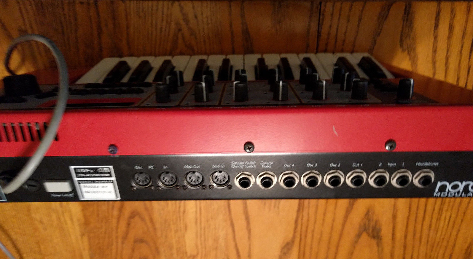 MATRIXSYNTH: Classic Nord Modular G1 Keyboard Synthesizer SN 99010745