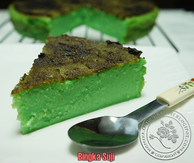 HomeKreation - Kitchen Corner: Baked Sugee Kuih (Bingka Suji)