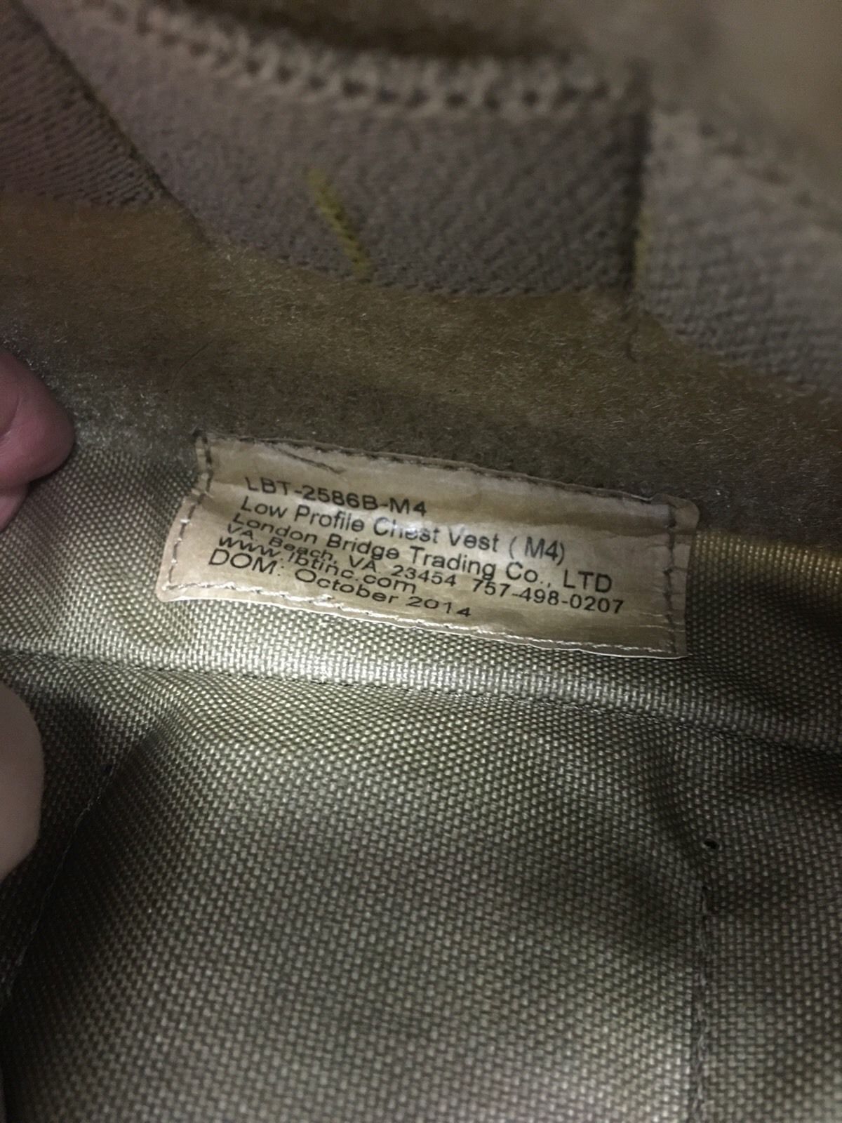 Webbingbabel: London Bridge Low Profile Chest Vest（M4）