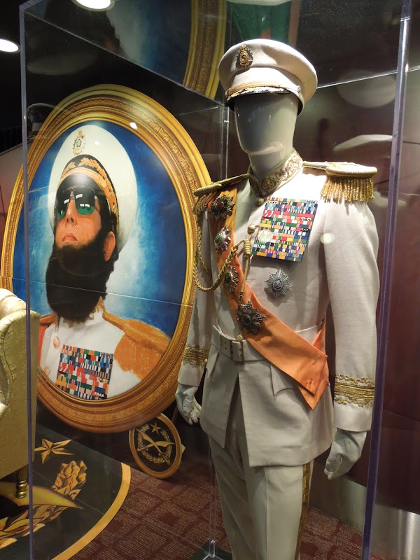 Original costumes from The Dictator on display... | Hollywood Movie ...