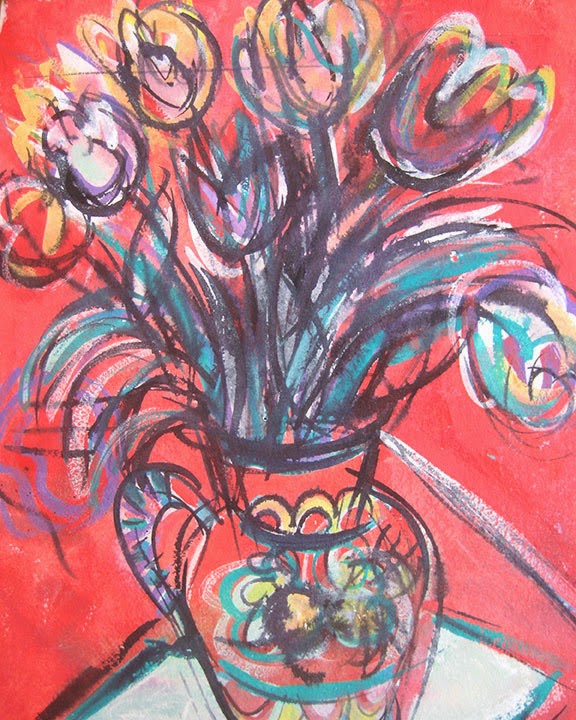 Still Life Artists International: Fiesta Flowers by Char Fitzpatrick ...