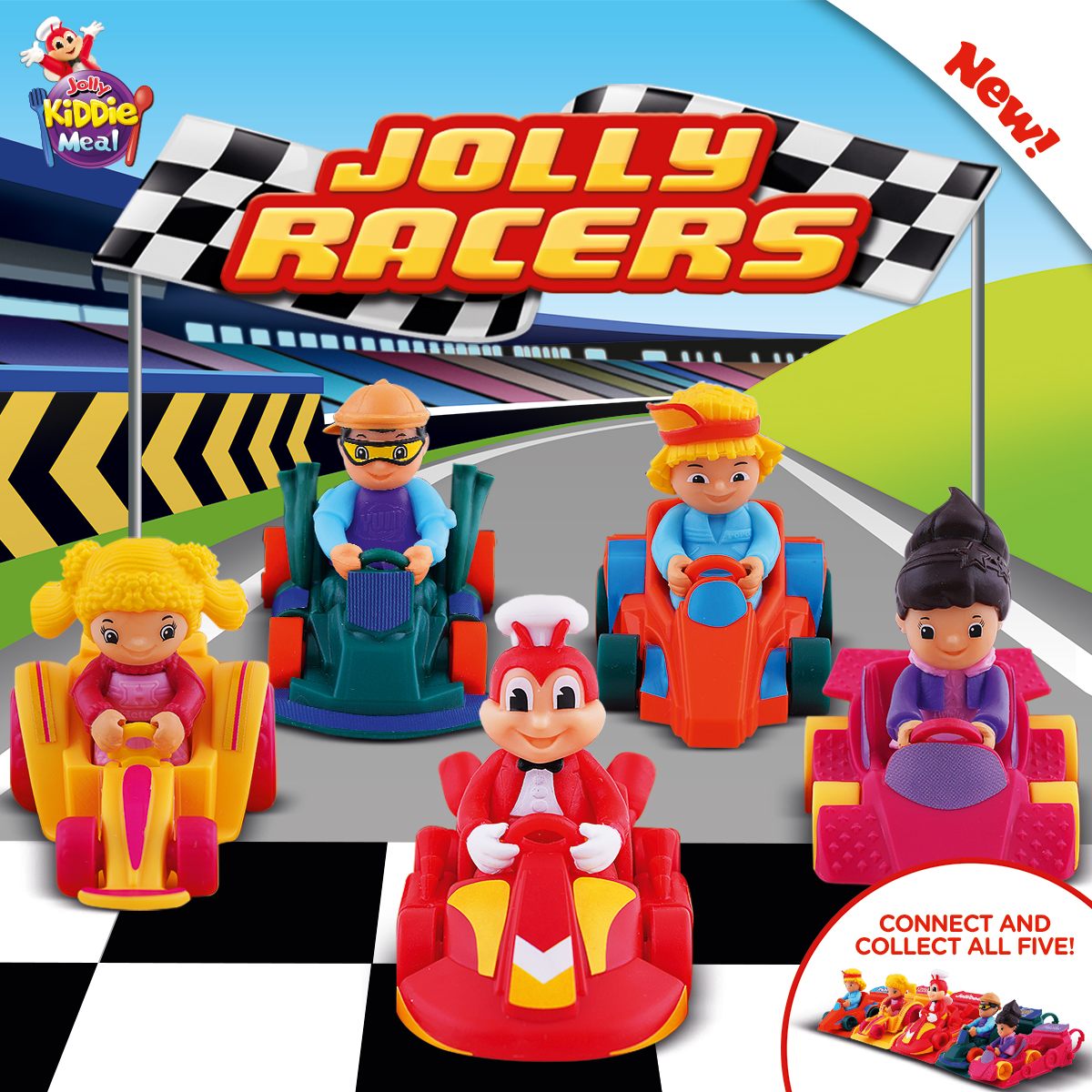 New kiddie meal toy set lets kids race with Jollibee and Friends ...
