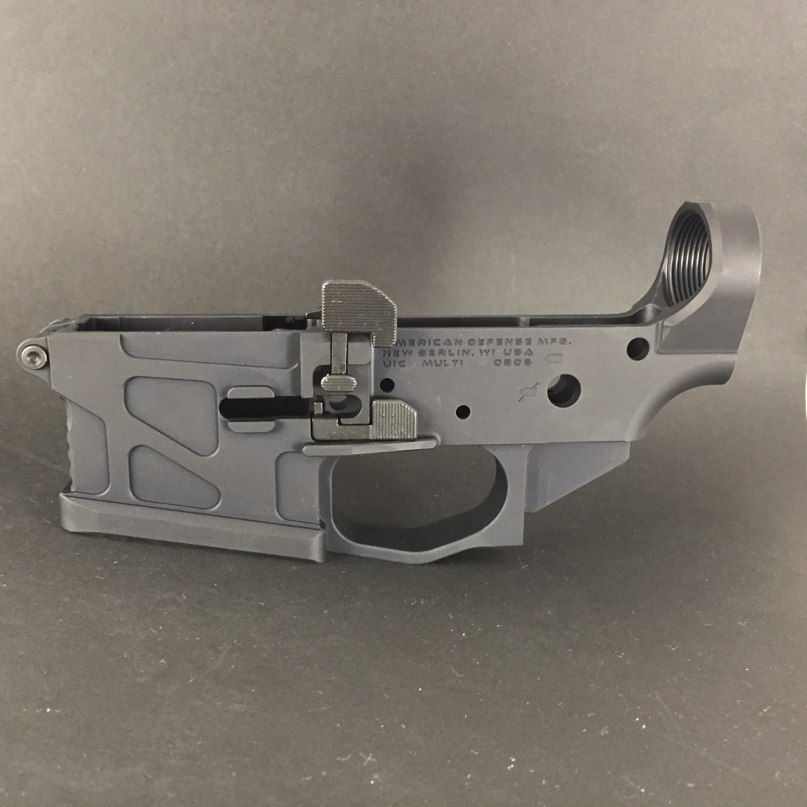 Minivan Door Gunner: American Defense Mfg. UIC Lower Receiver - Initial ...
