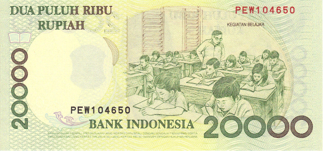 Rp.20000 - Tahun 1998 ~ Galeri Uang Rupiah Indonesia