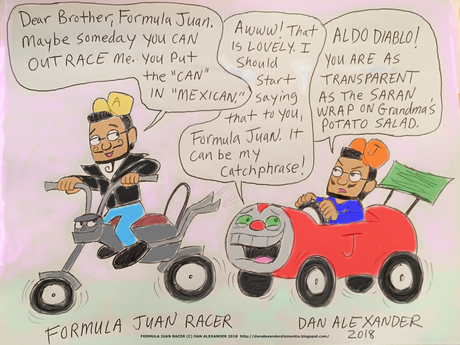 Dan Alexander Dizmentia: Formula Juan Racer