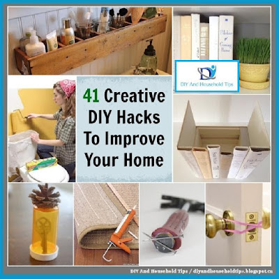 DIY And Household Tips: 41 Creative DIY Hacks To Improve Your Home